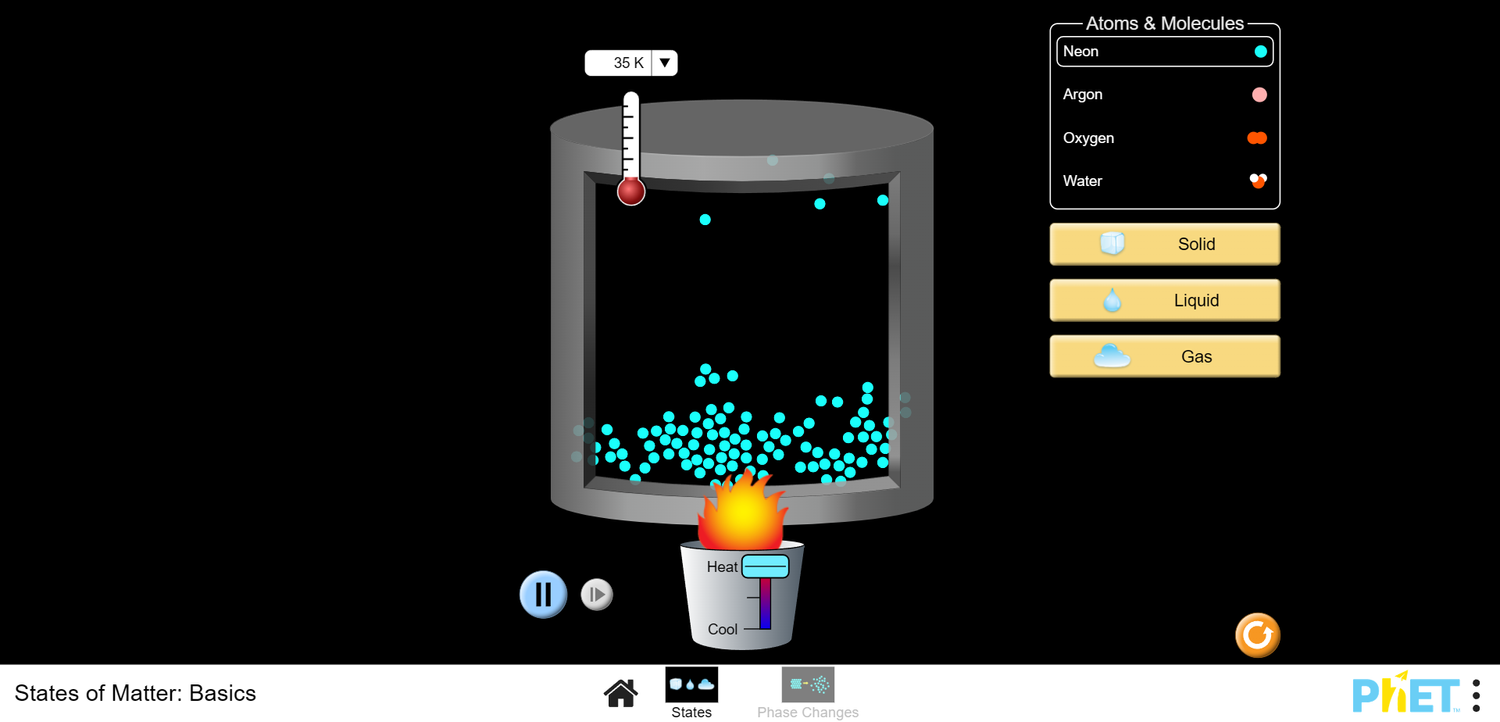 States of Matter — Vault Learning Games Library