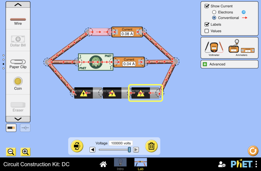 Circuit Construction Kit: DC — Vault Learning Games Library