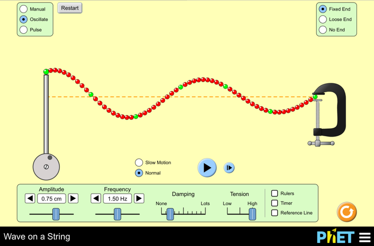 Wave on a String — Vault Learning Games Library