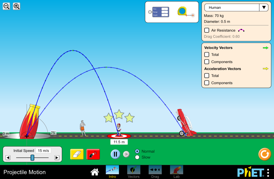 Projectile Motion — Vault Learning Games Library
