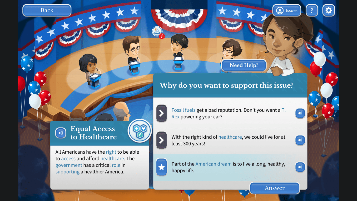 Win the White House — Vault Learning Games Library
