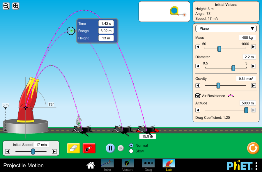 Projectile Motion — Vault Learning Games Library