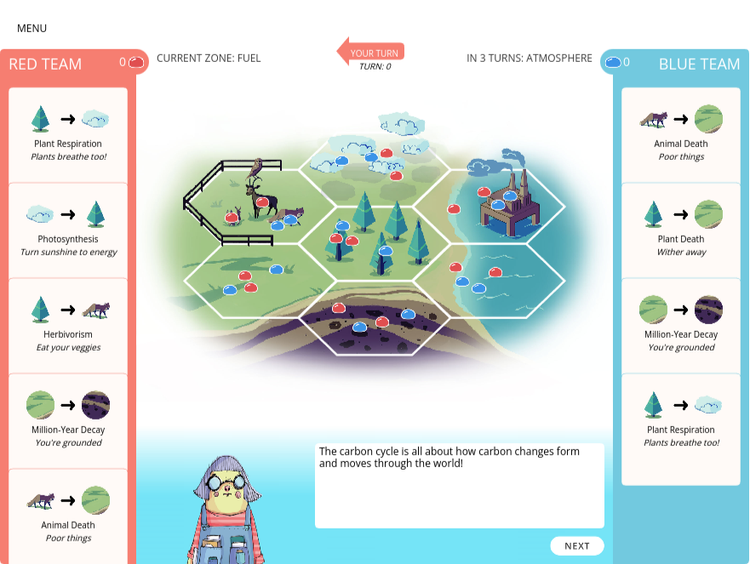 Carbon Cycle Game | Play & Transform — Vault Learning Games Library