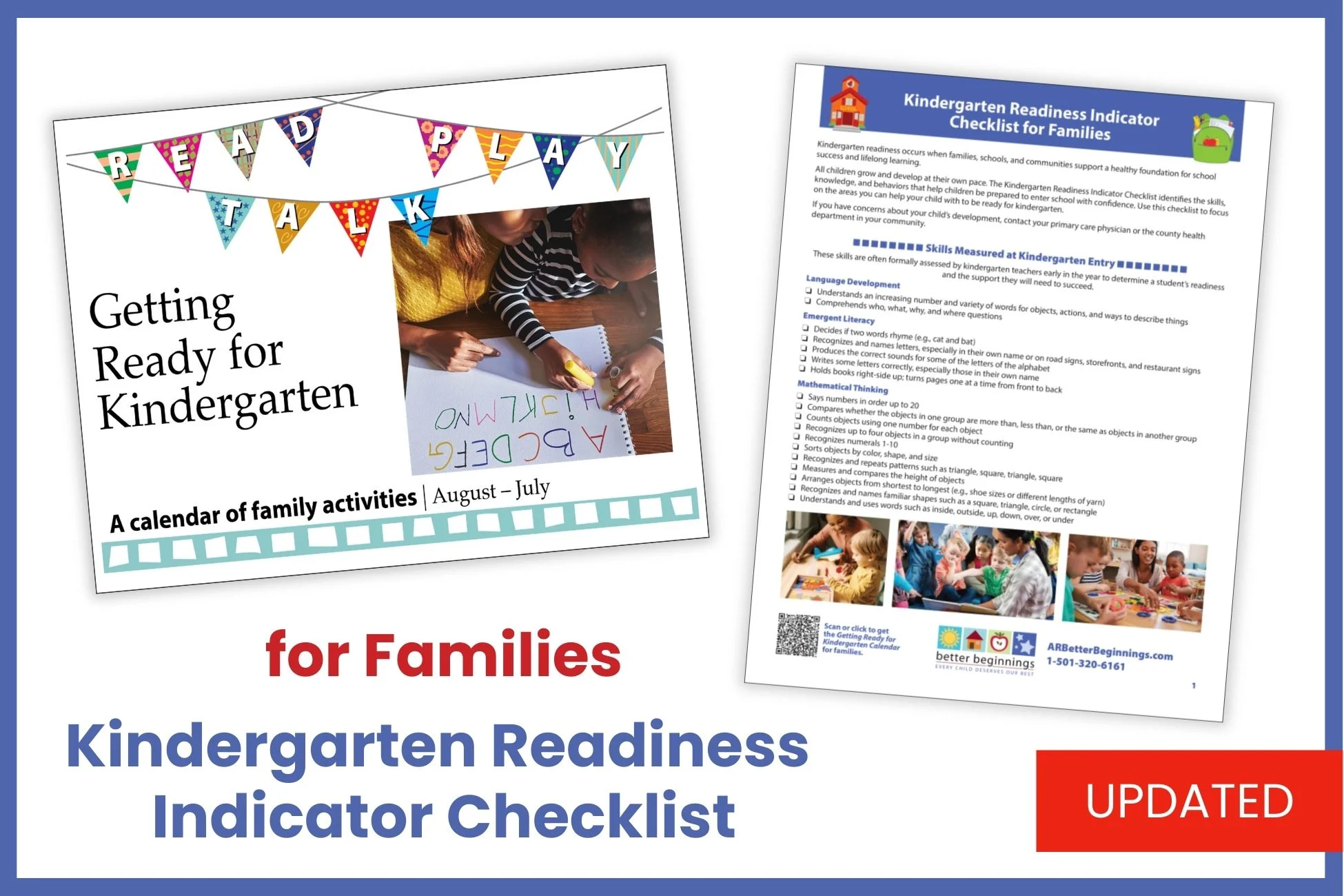 Kindergarten Readiness Indicator Checklist — Child Care Aware of ...