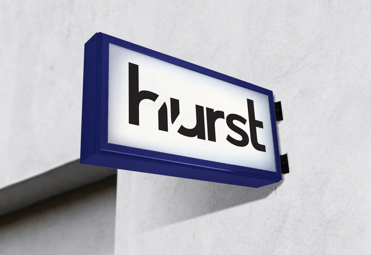 Projecting Sign with Concealed Trough Light - Projektaa 03 | Sign Shop UK