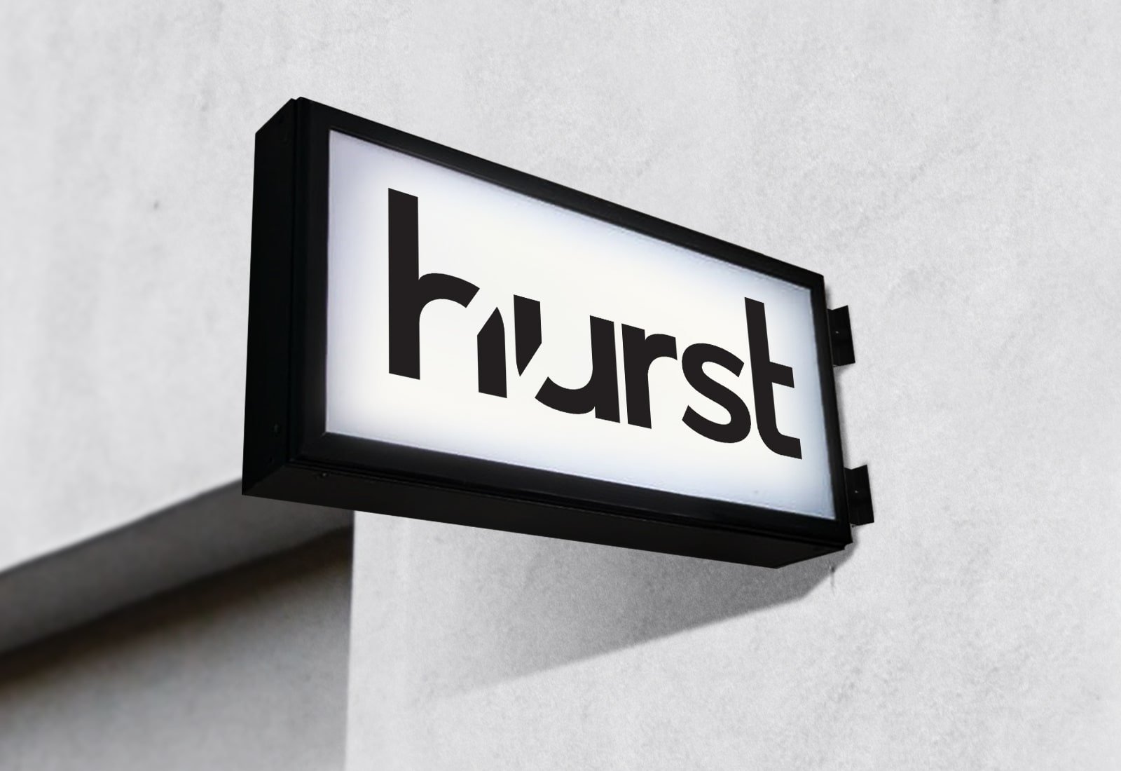 Projecting Sign with Concealed Trough Light - Projektaa 03 | Sign Shop UK