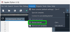 Using Spyder with Python Virtual Environment — Heslip Labs