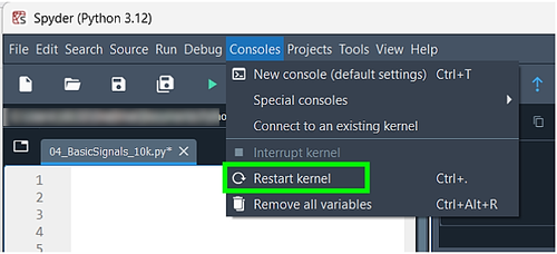 Using Spyder with Python Virtual Environment — Heslip Labs