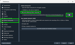 Using Spyder with Python Virtual Environment — Heslip Labs