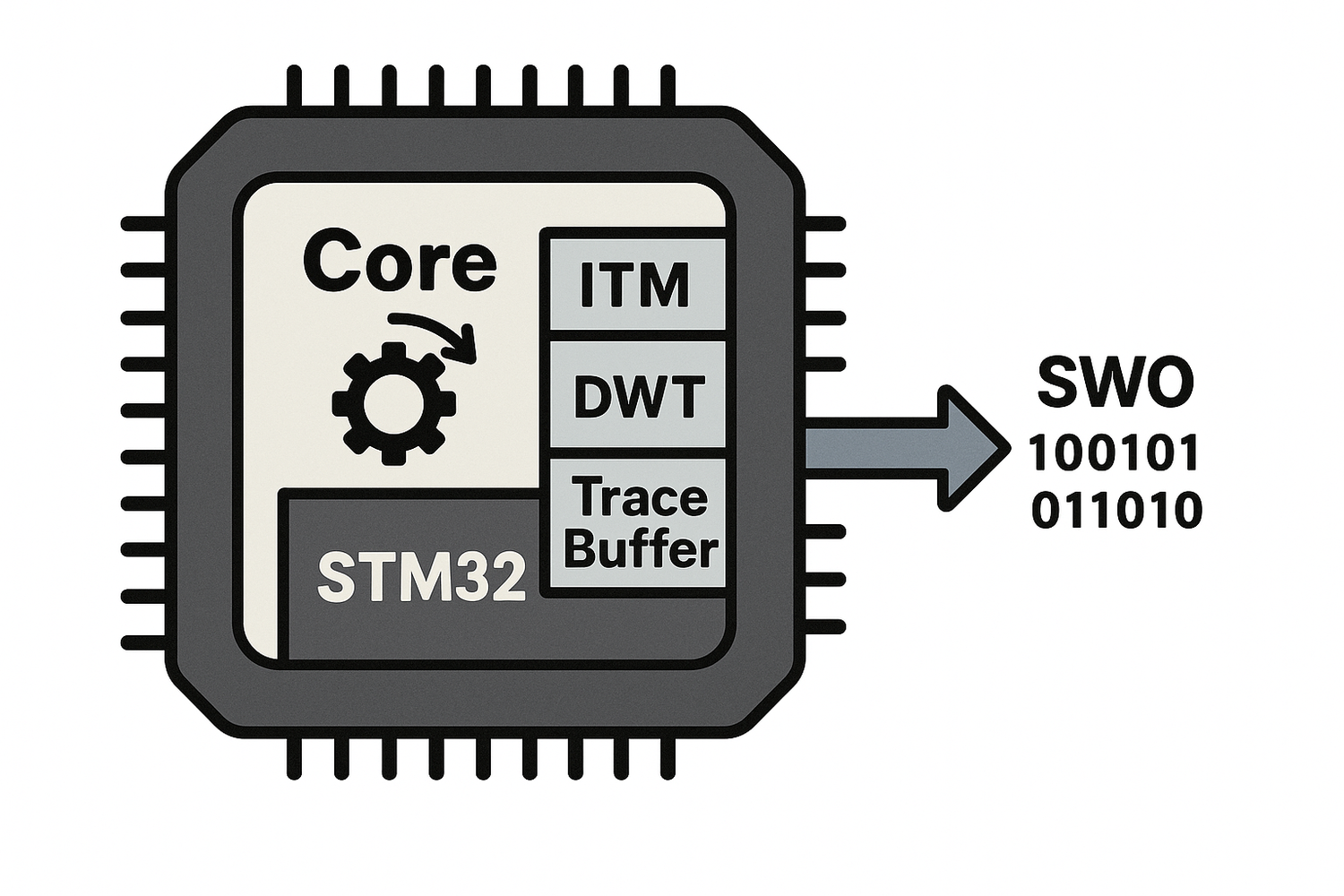 DWT + ITM + SWO and MCU Cycle Counting — Heslip Labs