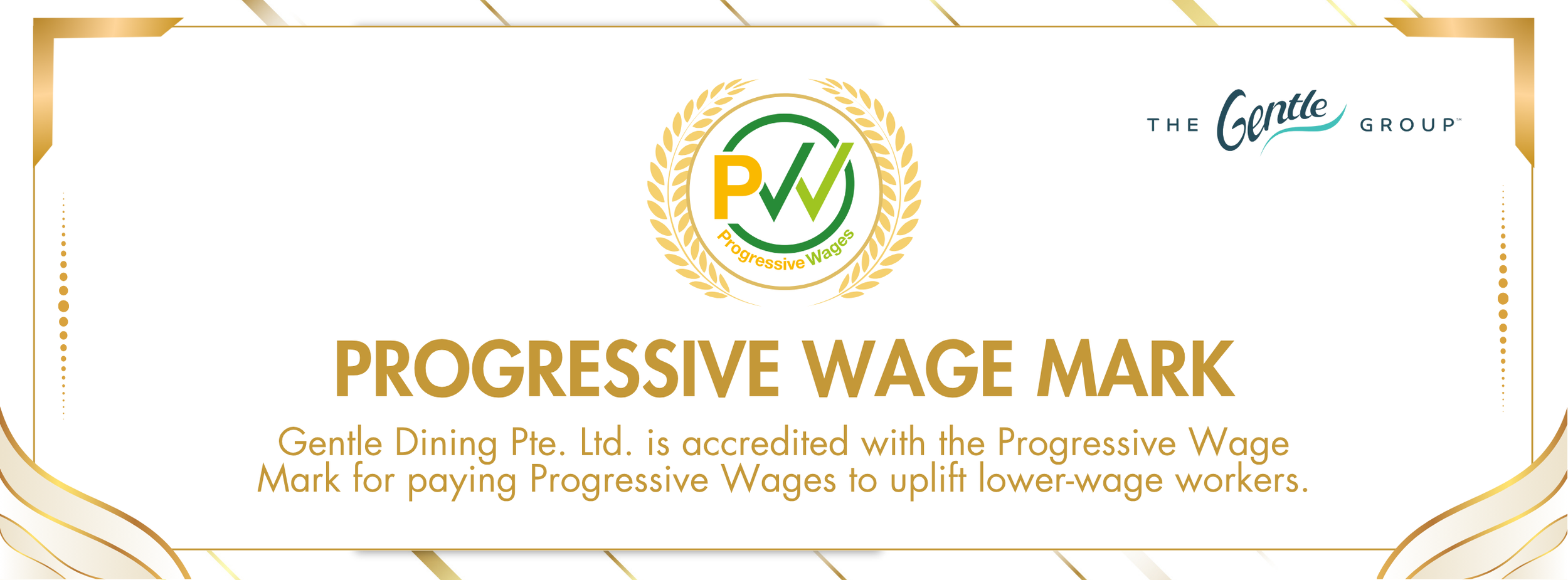 Gentle Dining Pte. Ltd. Awarded Progressive Wage Mark Accreditation ...