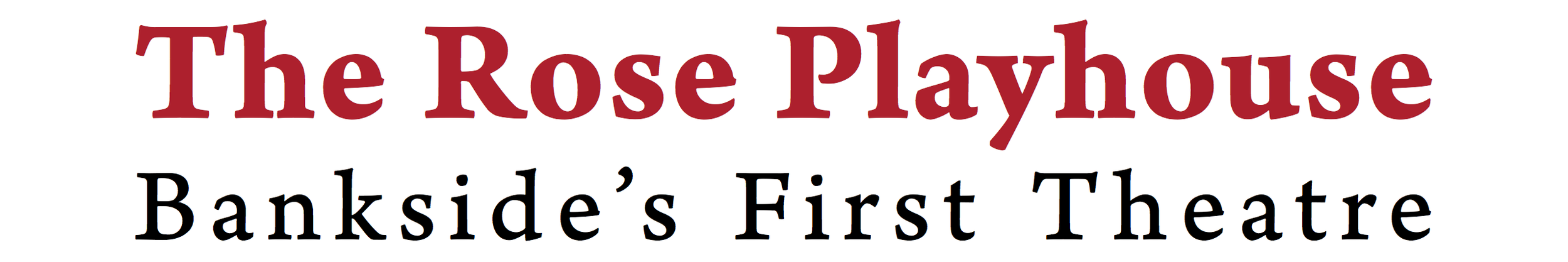 The Rose Playhouse