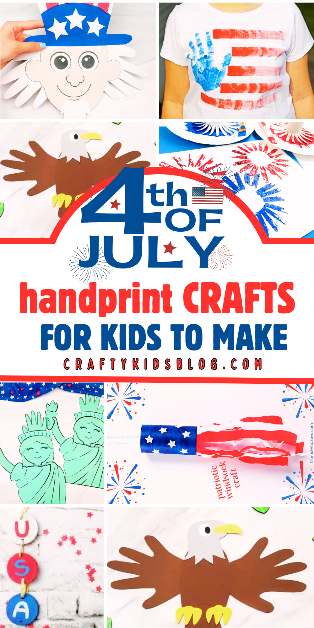 5 Fun and Easy July 4th Handprint Crafts for Kids — Crafty Kids Blog
