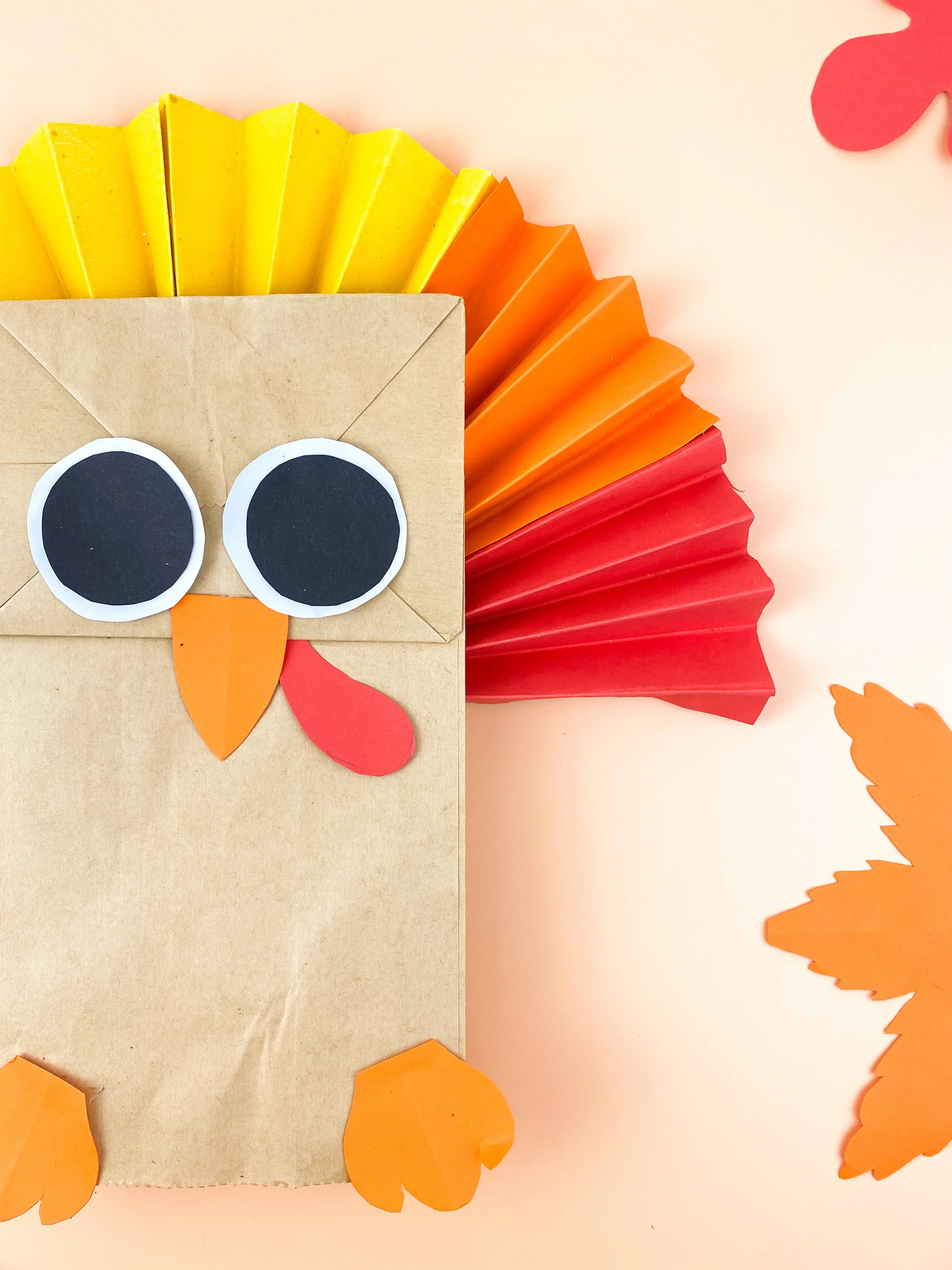 Easy Thanksgiving Turkey Paper Bag Craft for Kids — Crafty Kids Blog