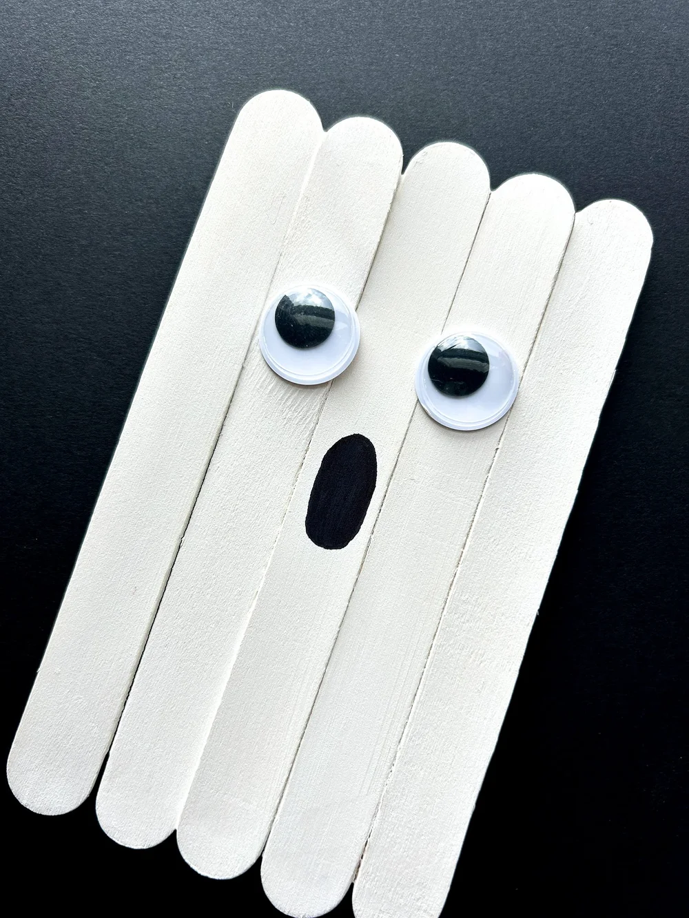 Halloween Popsicle Stick Ghost Craft for Kids — Crafty Kids Blog