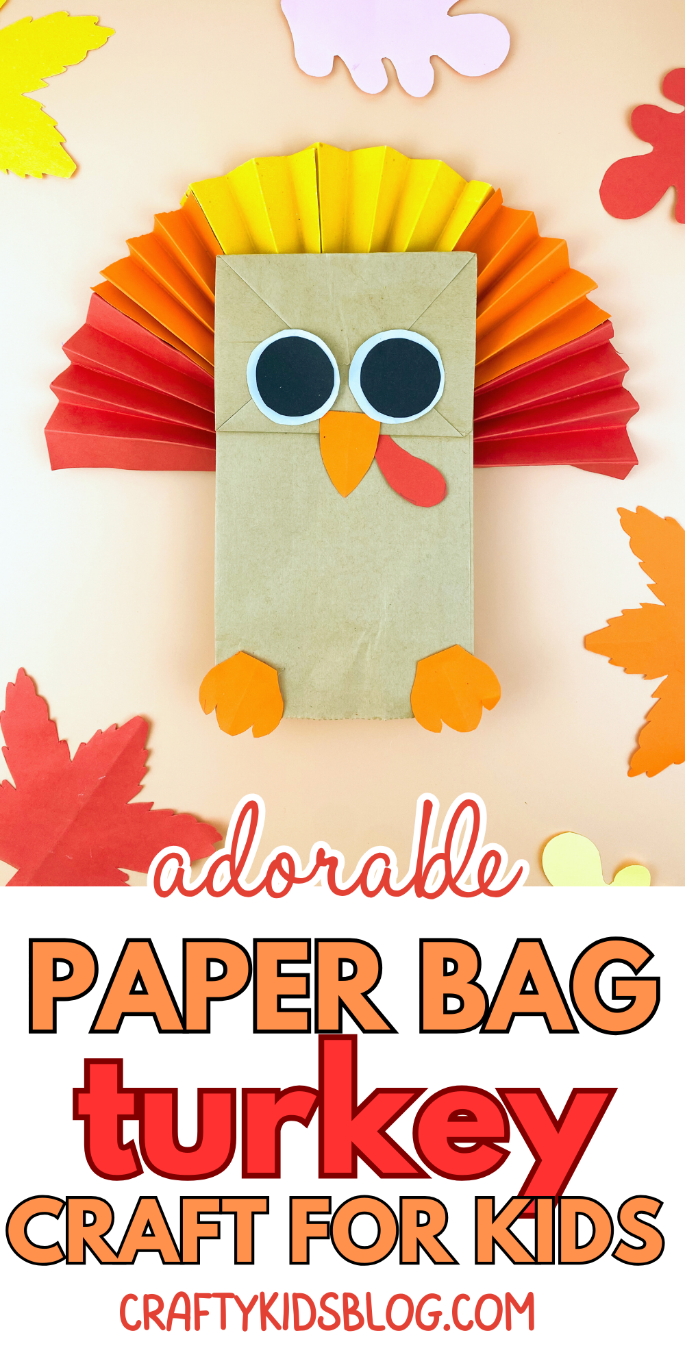Easy Thanksgiving Turkey Paper Bag Craft for Kids — Crafty Kids Blog