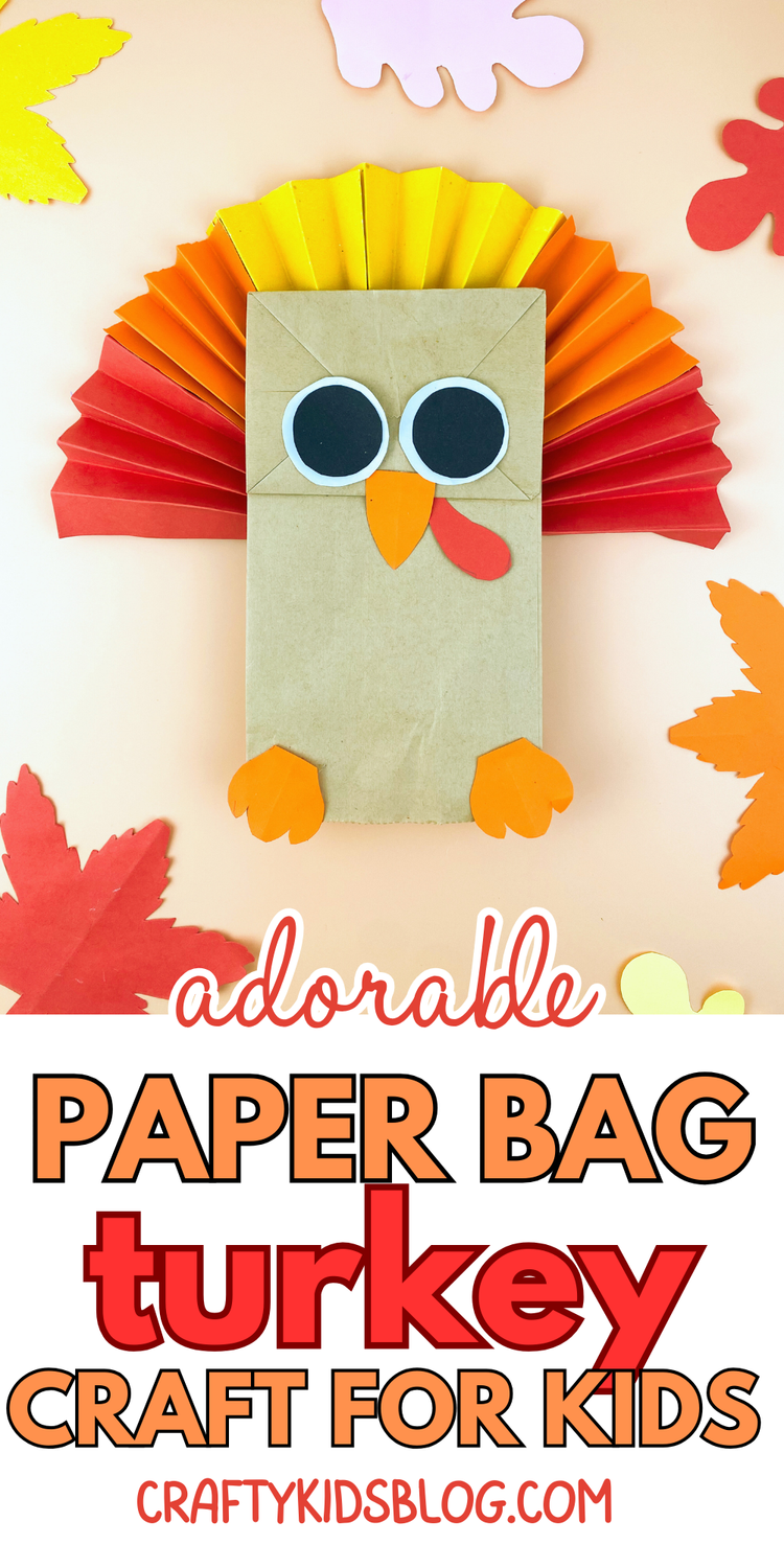 Easy Thanksgiving Turkey Paper Bag Craft for Kids — Crafty Kids Blog