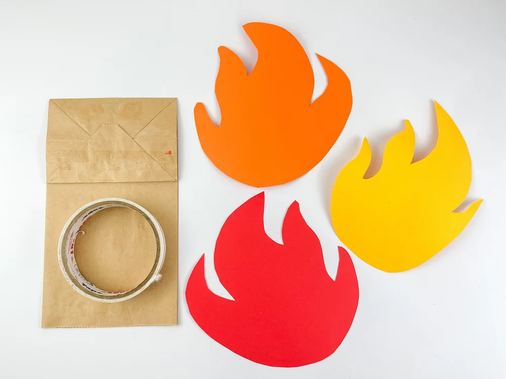 Paper Campfire DIY Craft for Kids: Free and Easy — Crafty Kids Blog