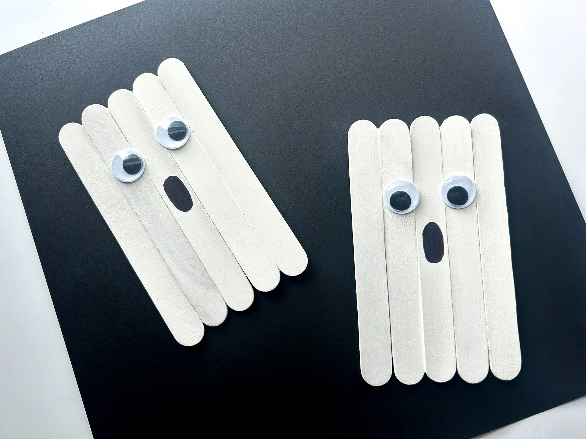 Halloween Popsicle Stick Ghost Craft for Kids — Crafty Kids Blog