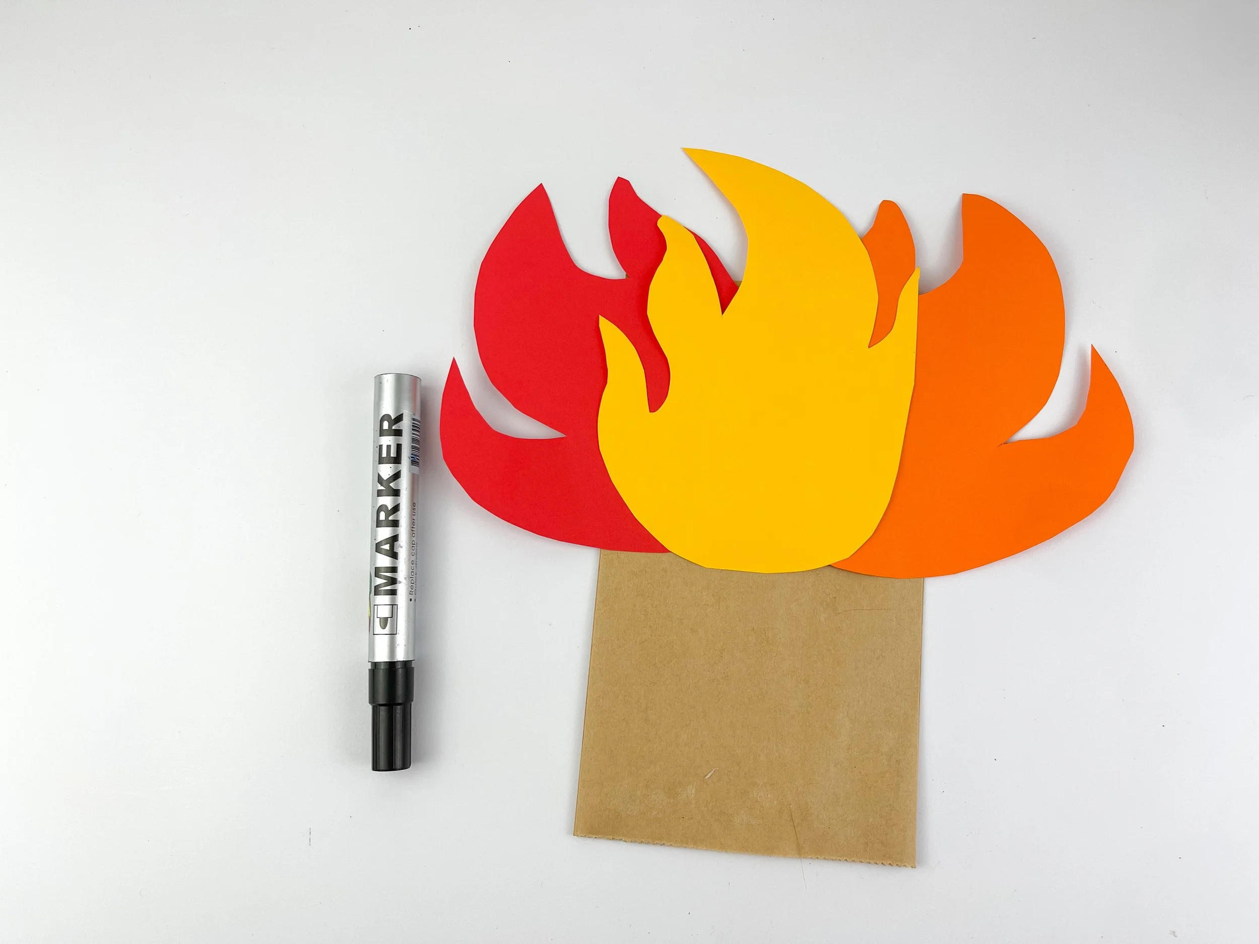 Paper Campfire DIY Craft for Kids: Free and Easy — Crafty Kids Blog