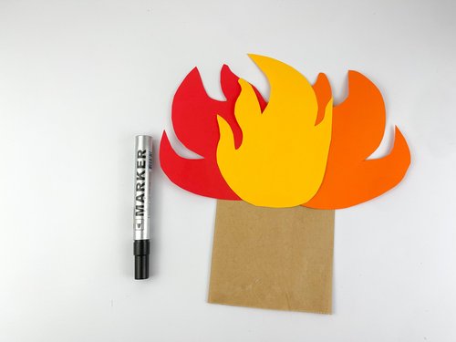 Paper Campfire DIY Craft for Kids: Free and Easy — Crafty Kids Blog