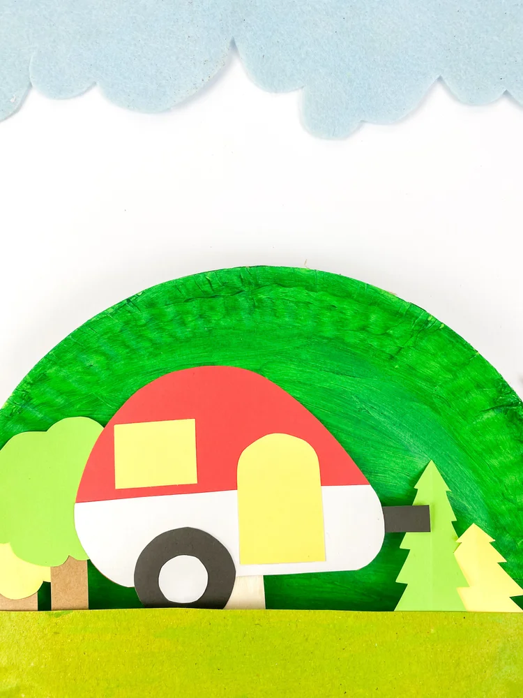 Cute Camper Craft Paper Plate for Kids — Crafty Kids Blog