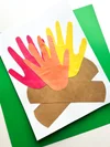 Simple Fun Campfire Handprint Fall Kid Craft — Crafty Kids Blog