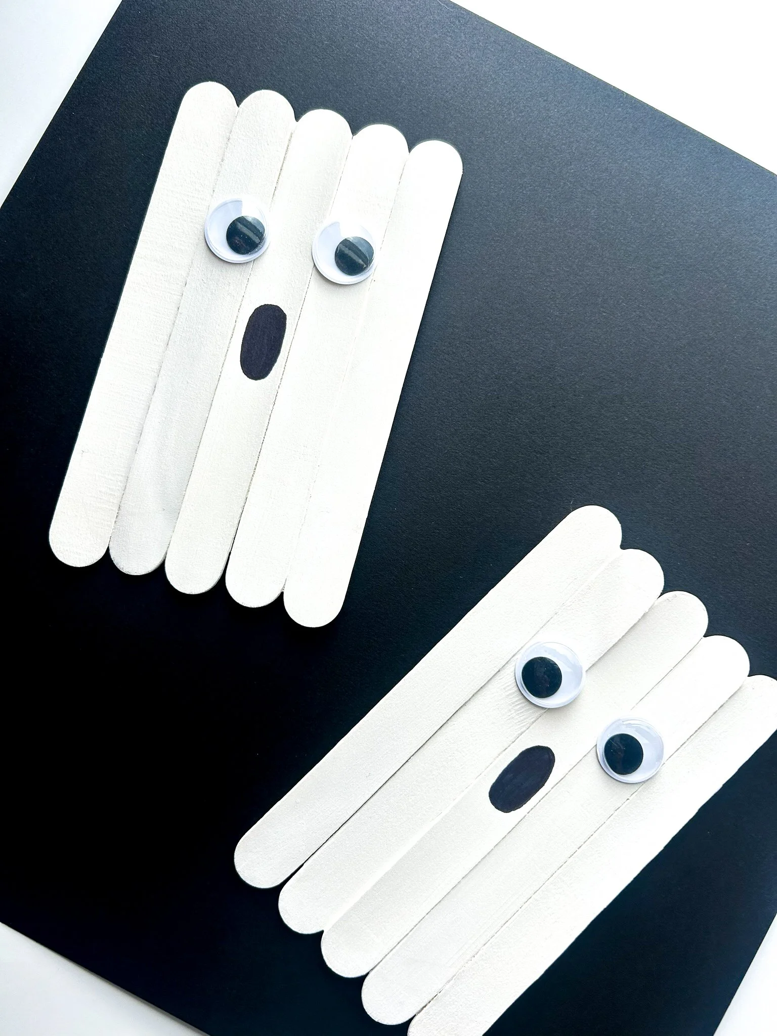 Halloween Popsicle Stick Ghost Craft for Kids — Crafty Kids Blog