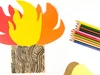 Paper Campfire DIY Craft for Kids: Free and Easy — Crafty Kids Blog