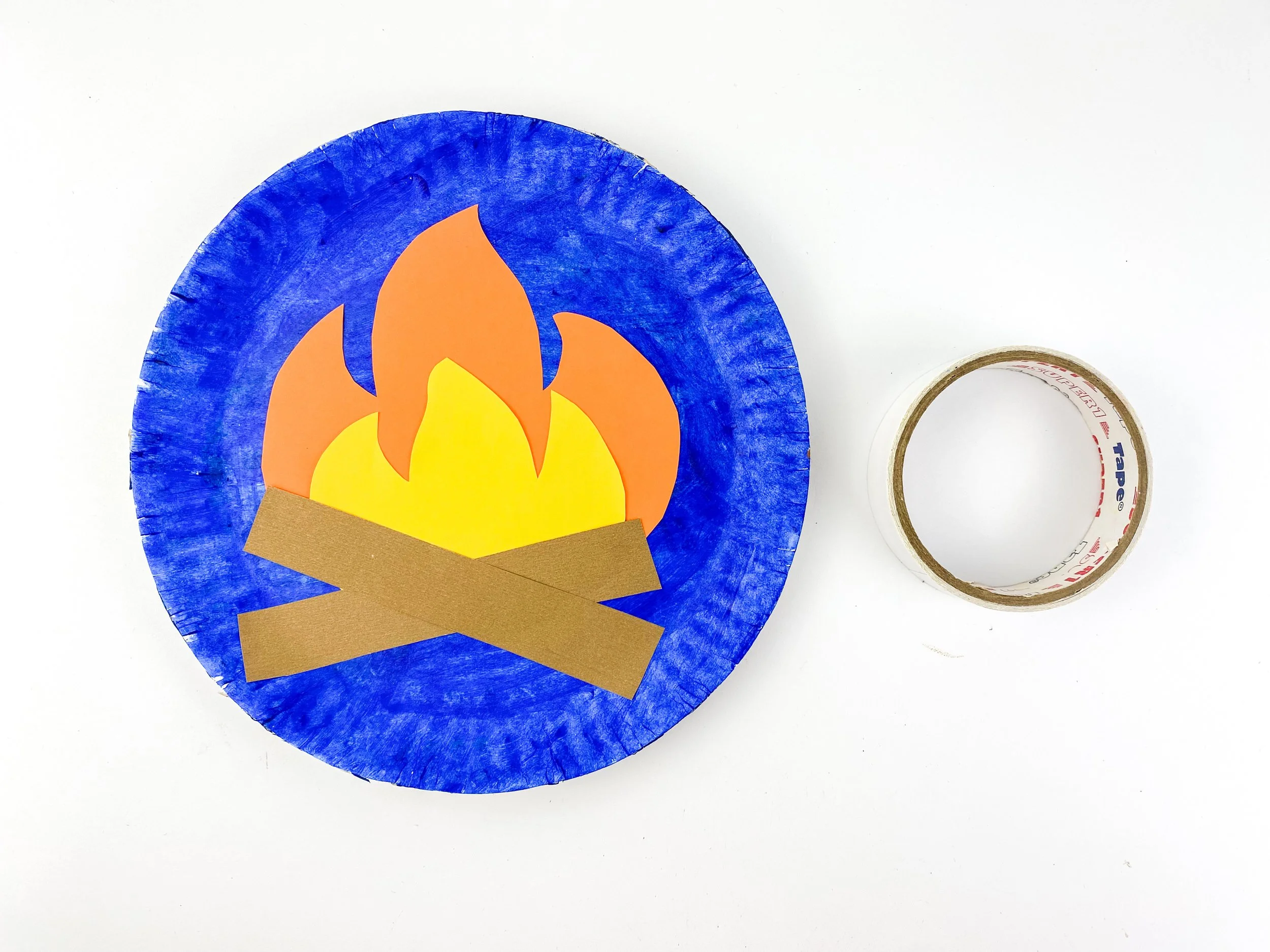 Fun Free Smores Paper Plate Craft for Kids — Crafty Kids Blog