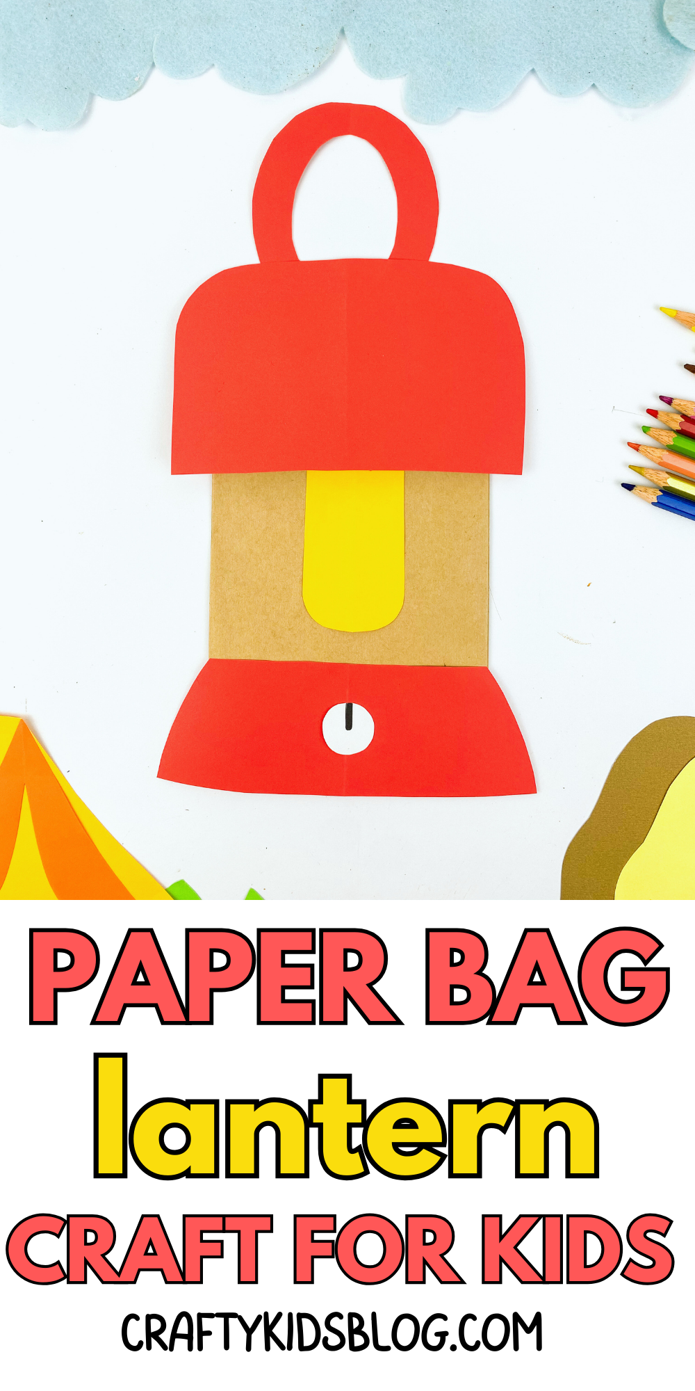 DIY Camping Lantern Paper Bag Craft for Kids — Crafty Kids Blog