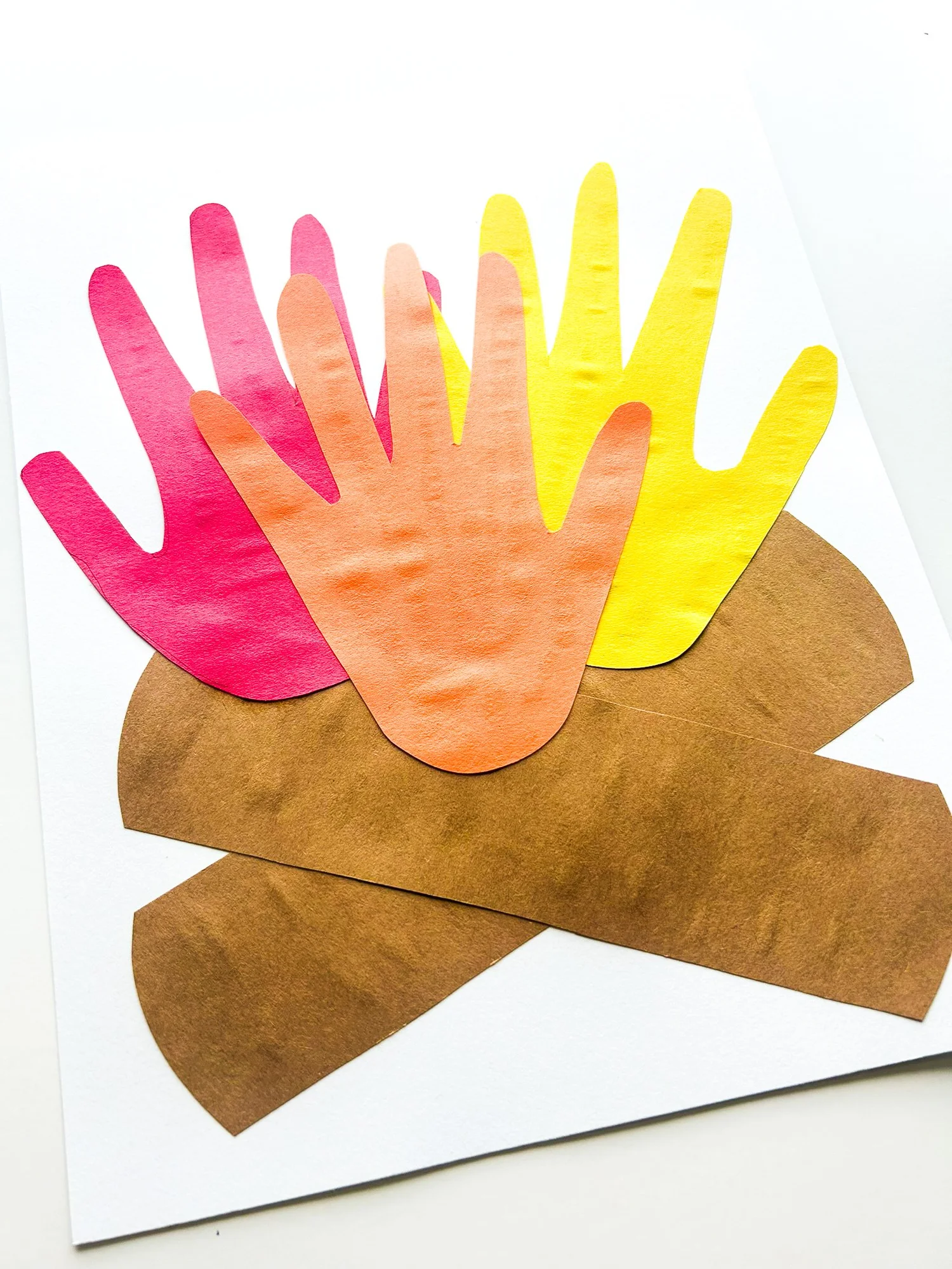 Simple Fun Campfire Handprint Fall Kid Craft — Crafty Kids Blog