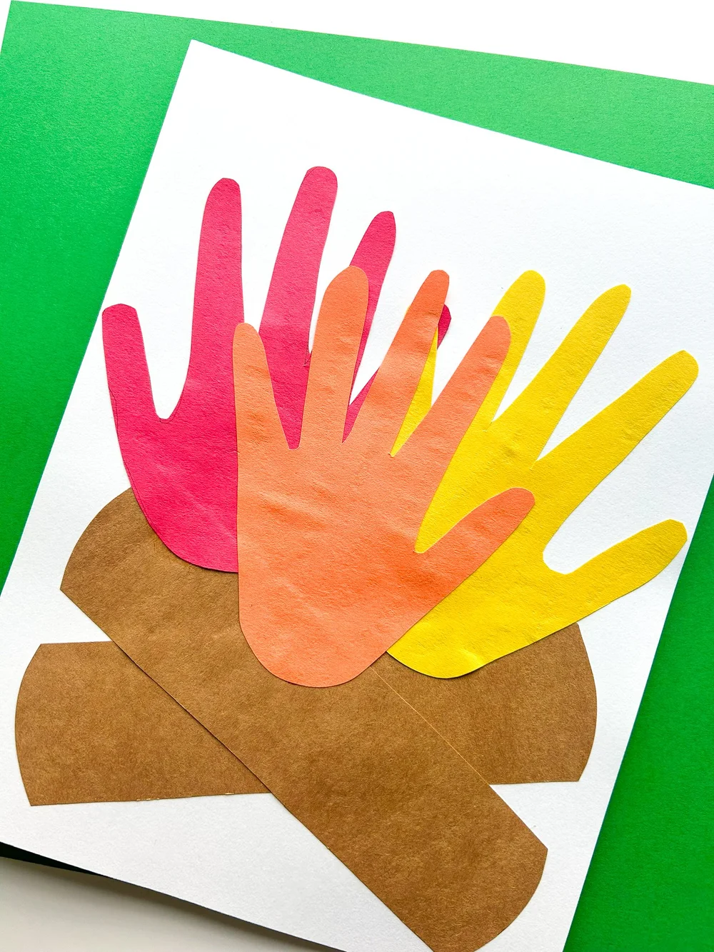 Simple Fun Campfire Handprint Fall Kid Craft — Crafty Kids Blog