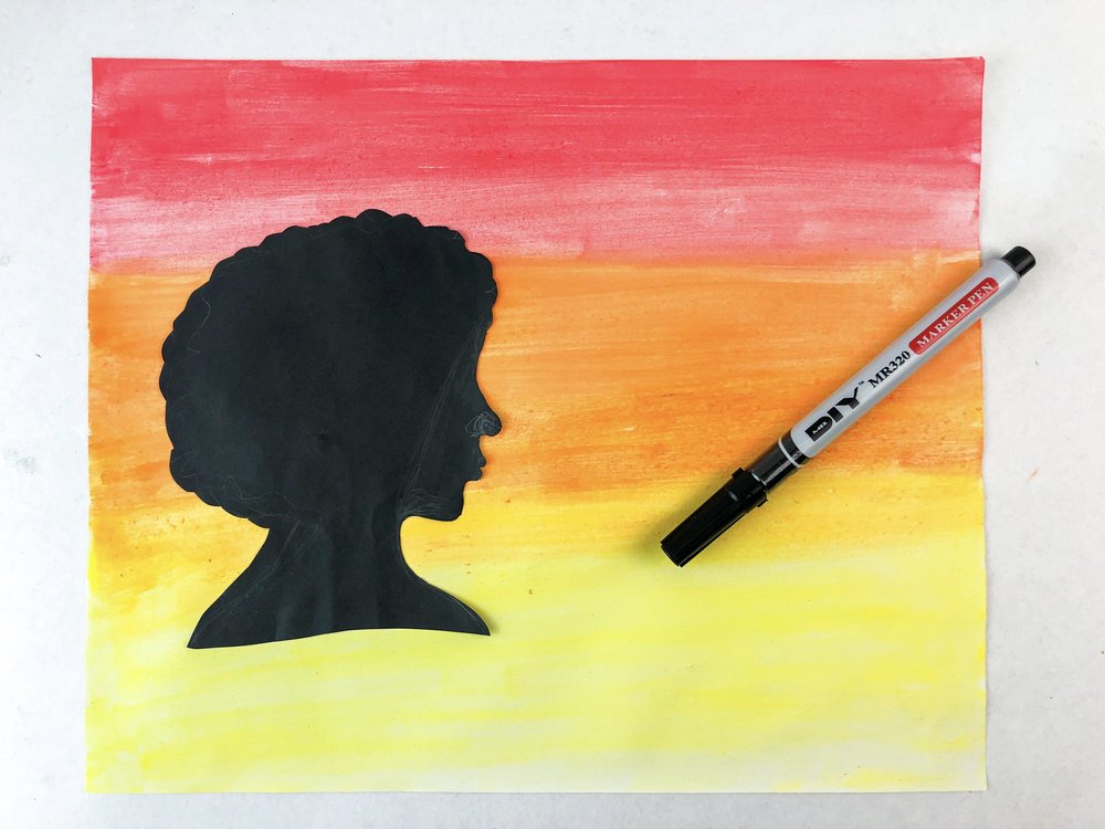 Black History Month Silhouette Craft for Kids — Crafty Kids Blog