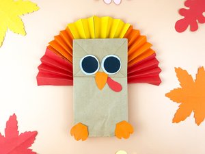 Easy Thanksgiving Turkey Paper Bag Craft for Kids — Crafty Kids Blog
