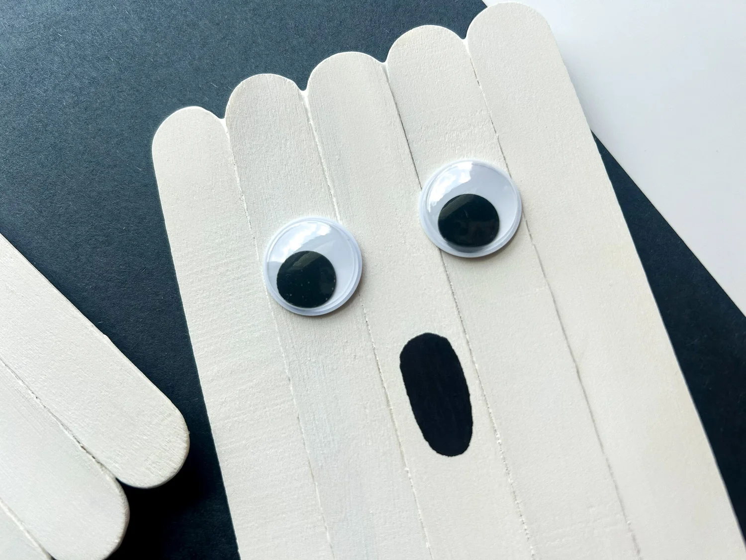 Halloween Popsicle Stick Ghost Craft for Kids — Crafty Kids Blog