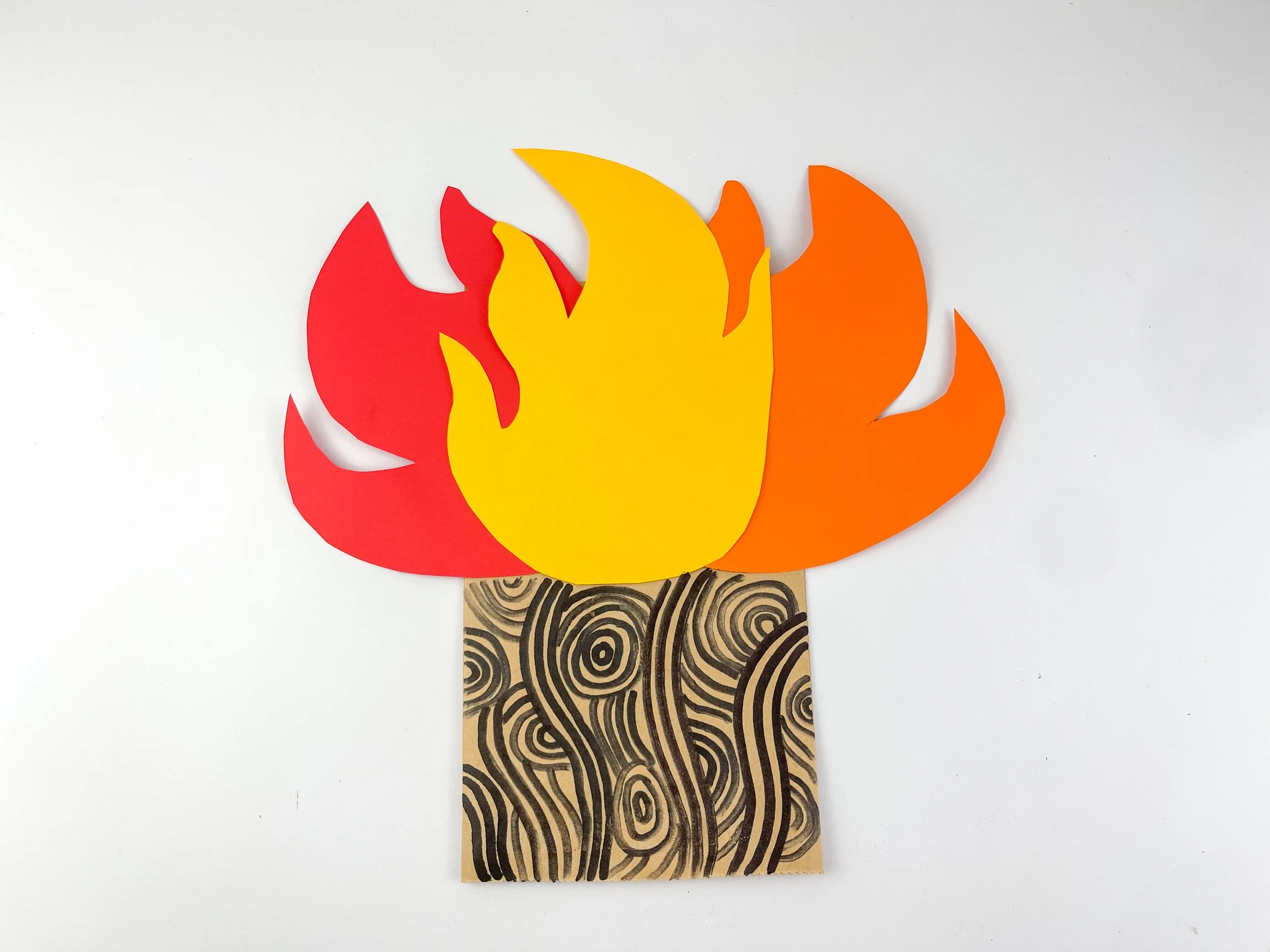 Paper Campfire DIY Craft for Kids: Free and Easy — Crafty Kids Blog