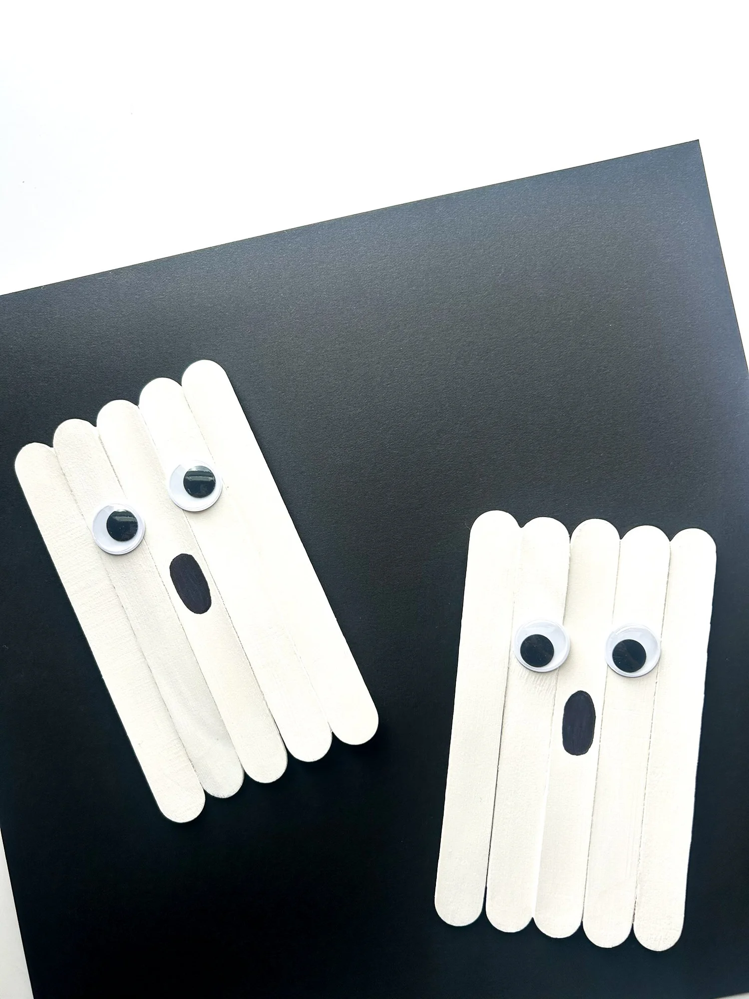 Halloween Popsicle Stick Ghost Craft for Kids — Crafty Kids Blog