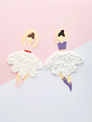 Beautiful Ballerina Paper Craft DIY for Dancers — Crafty Kids Blog
