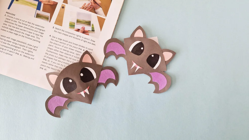 Spooky DIY Bat Halloween Bookmark Crafts for Kids — Crafty Kids Blog