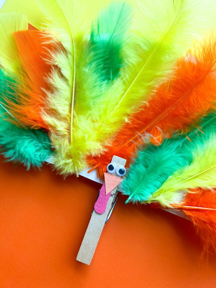 Clothespin Turkey Craft for Kids this Thanksgiving — Crafty Kids Blog