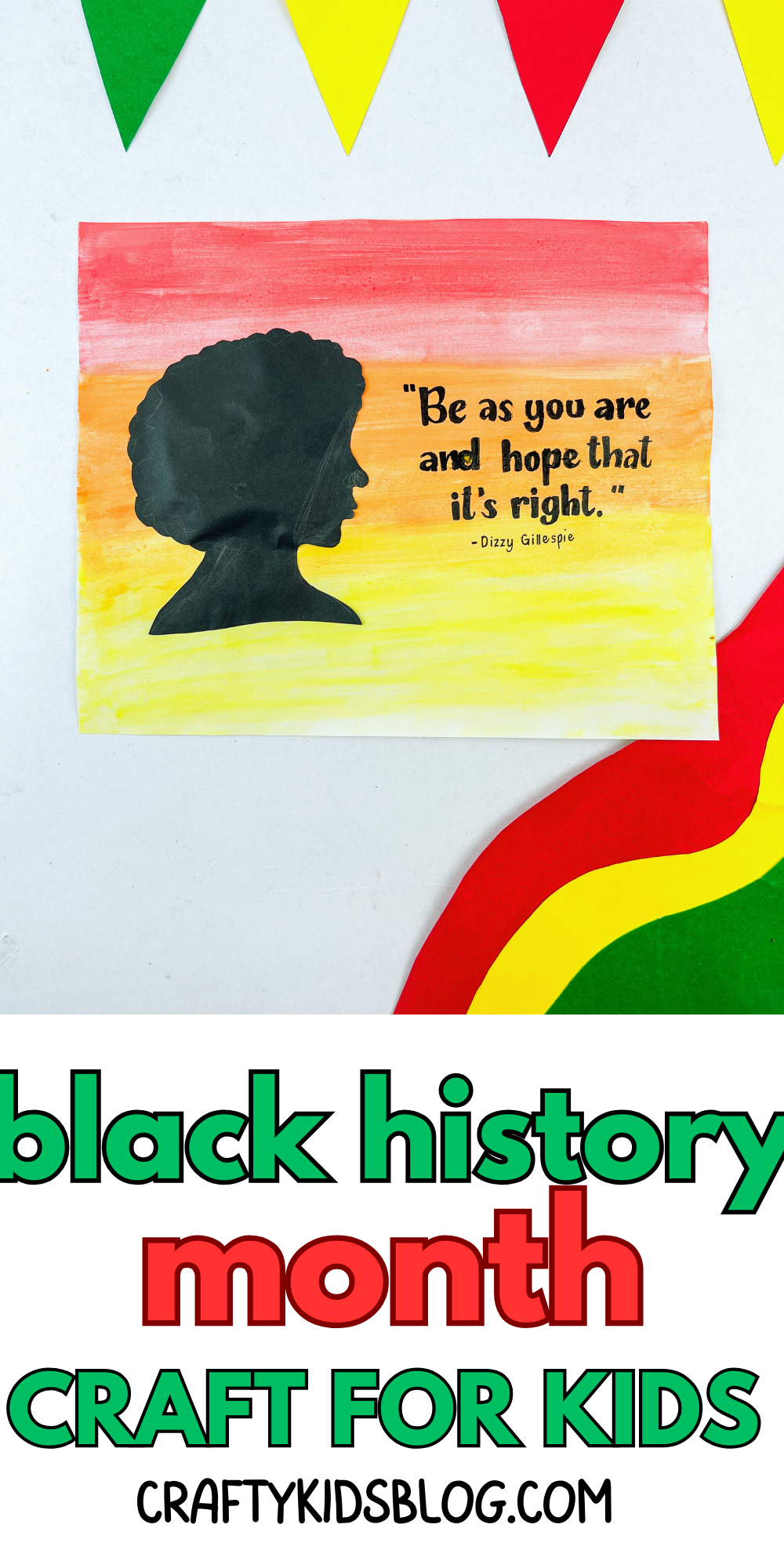 Black History Month Silhouette Craft for Kids — Crafty Kids Blog