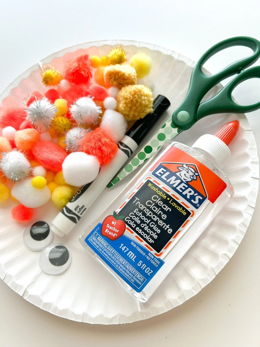 Fun Candy Corn Pom Pom Halloween Crafts for Kids — Crafty Kids Blog