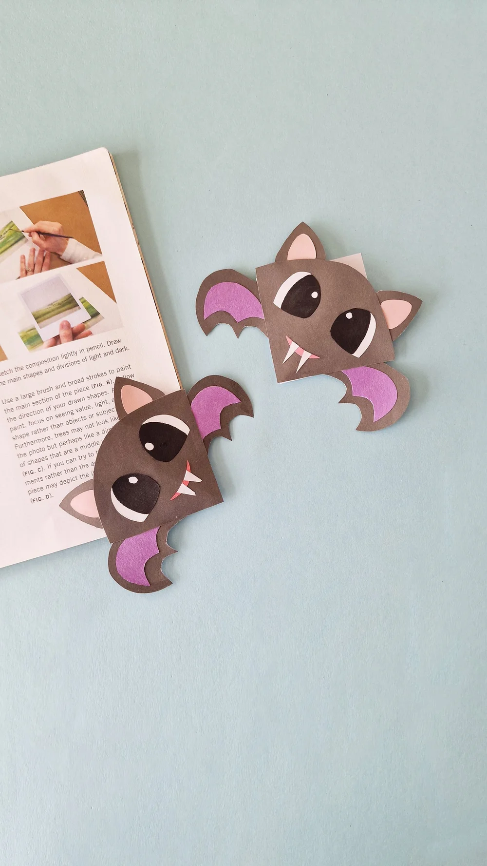 Spooky DIY Bat Halloween Bookmark Crafts for Kids — Crafty Kids Blog