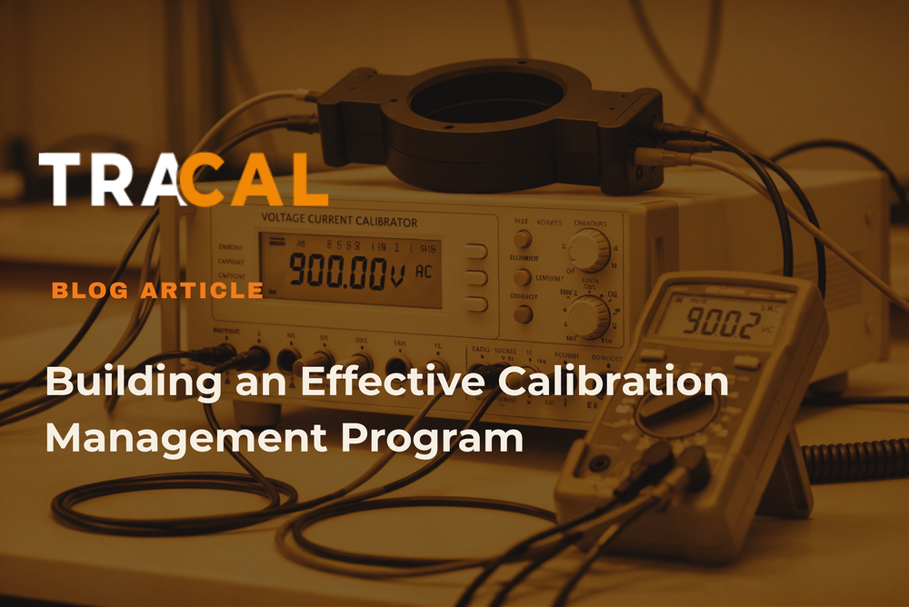 Building a Calibration Management Program — Tra-Cal