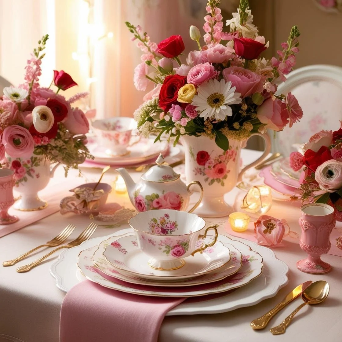 Cottagecore Valentine’s & Galentine’s Day Tea Party: Sustainable Decor ...
