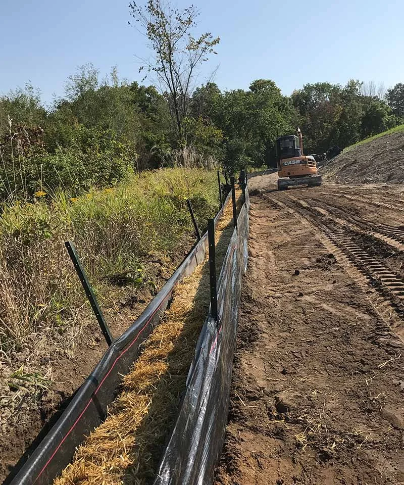 Silt Fence — Rose Erosion Control Services Inc.