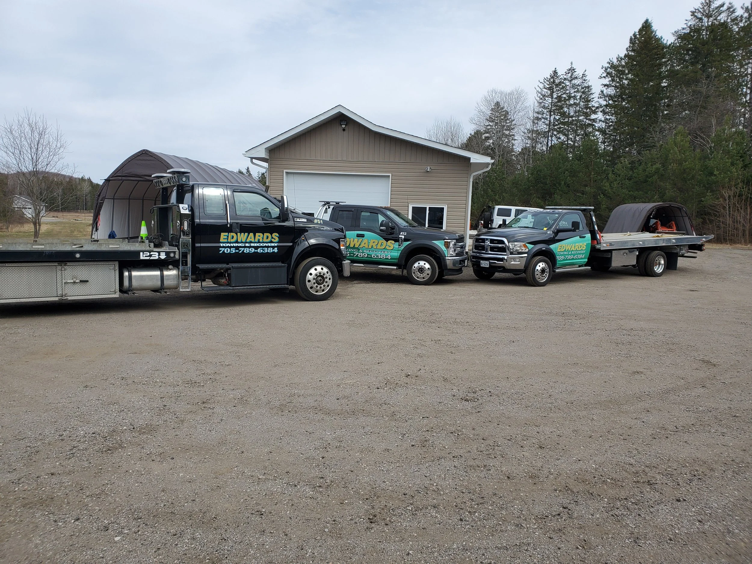 Our Fleet | Edwards Towing | Huntsville, ON — Edwards Towing and Recovery