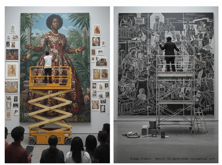 How Artists Like Wiley & Marshall Paint on a Grand Scale — Northeast ...