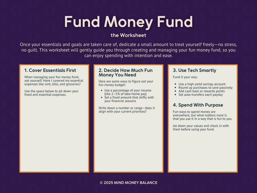 What is Fun Money? How to Enjoy Guilt-Free Spending